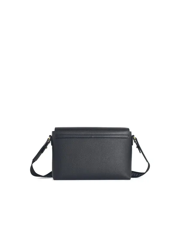 Burberry Medium Note Leather Bag - Black