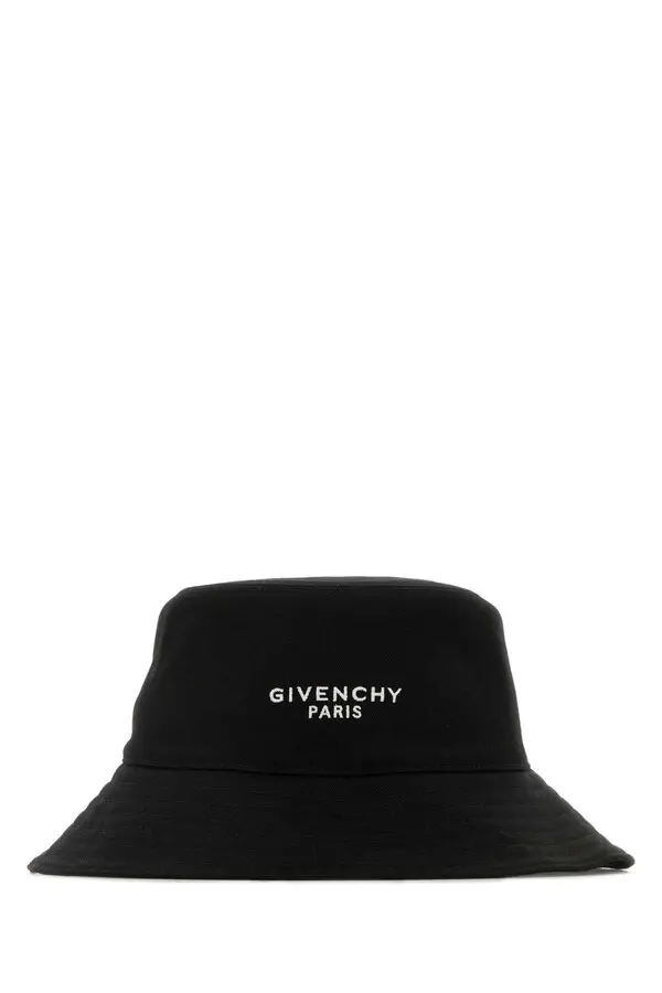 Givenchy Cotton Blend Bucket Hat - Black