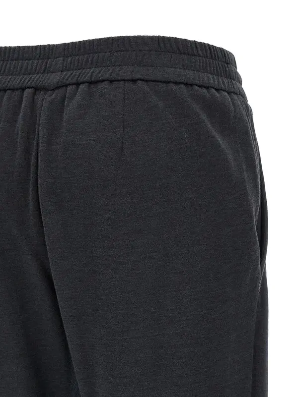 Brunello Cucinelli Shiny Monile Pocket Detail Joggers