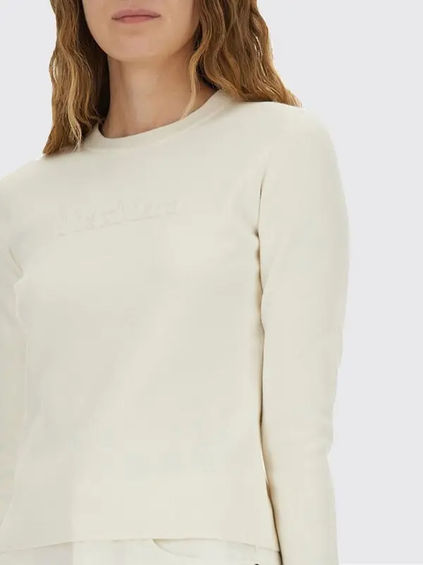 Max Mara Ribbed Crew Neck Sweater - Cream