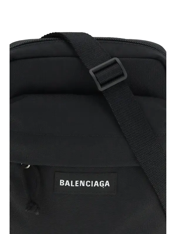 Balenciaga Explorer Shoulder Bag - Black
