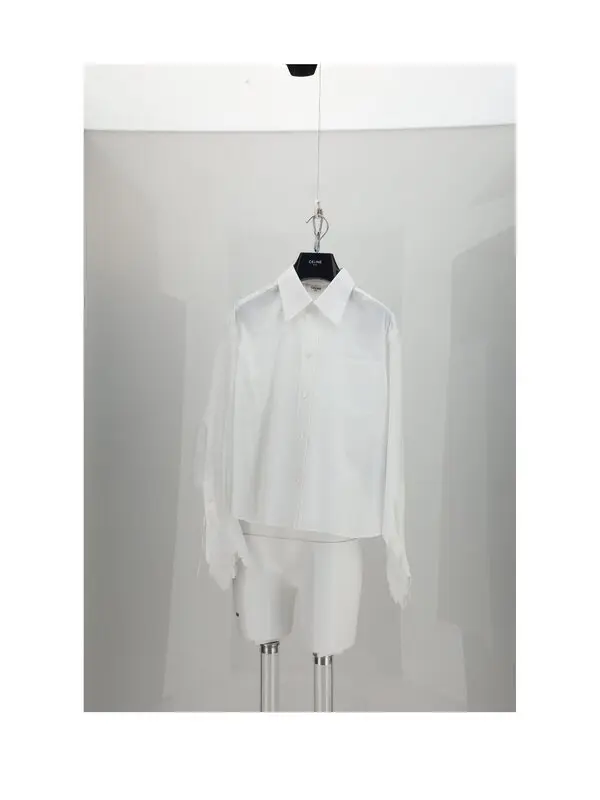 Celine Cropped Shirt - Multicolor