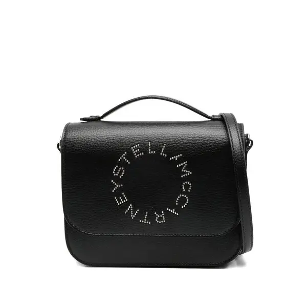 Stella McCartney Mini Bag With Studded Detailing - Black