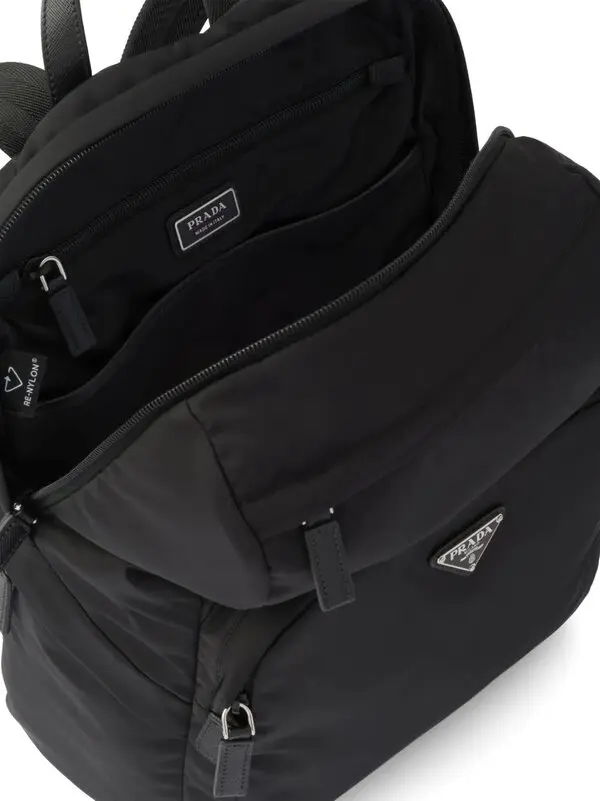 Prada Re-nylon And Saffiano Leather Backpack