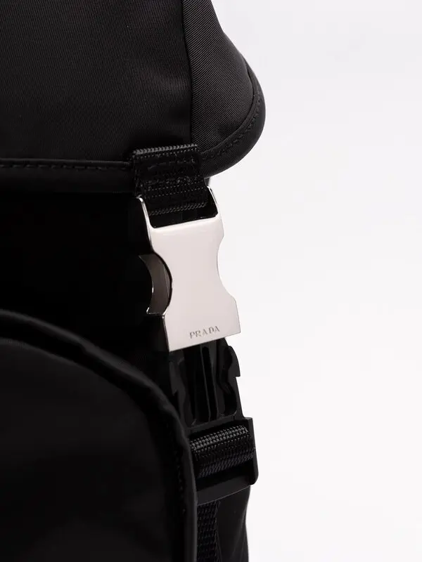 Prada Re-nylon And Saffiano Leather Backpack - Multicolor