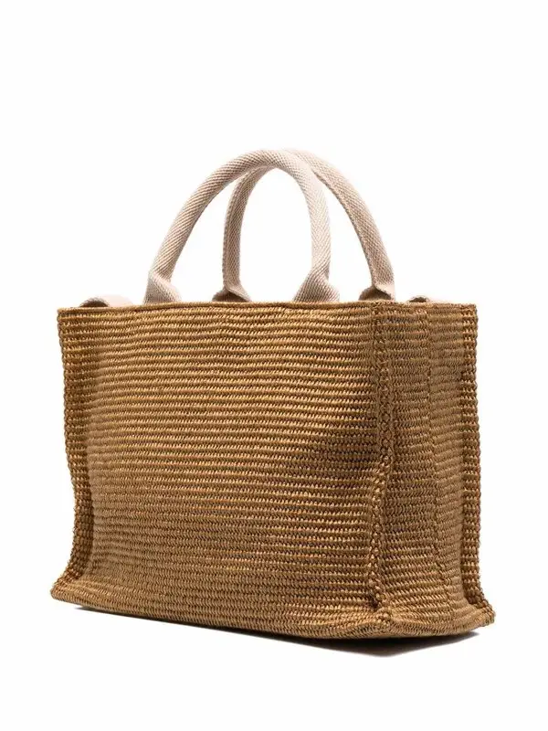 Marni Raffia-effect Tote Bag