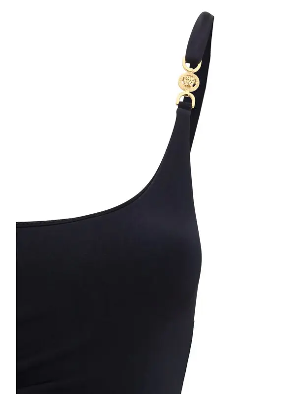 Versace Medusa ’95 Gathered One-piece Swimsuit