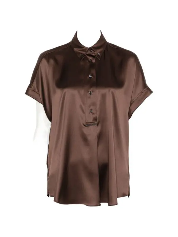 Brunello Cucinelli Silk Shirt - Multicolor