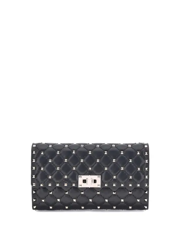Valentino Garavani Rockstud Spike Shoulder Bag - Black