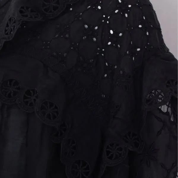 Isabel Marant Étoile Cotton Lace-up Front Blouse - Black