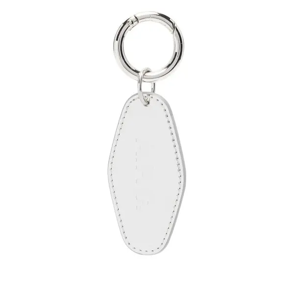 A.p.c. Tone Logo Detail Keychain - Silver