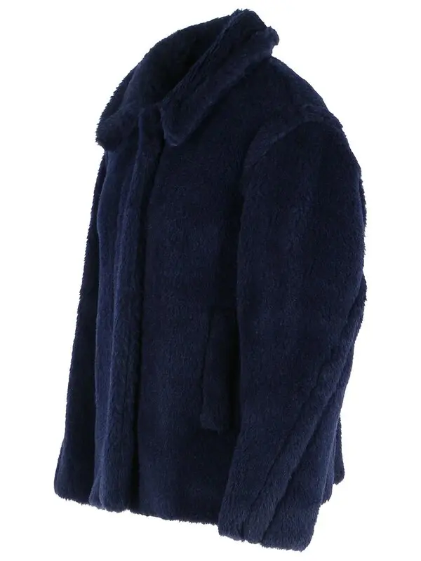 Max Mara Alpaca And Wool Jacket - Blue