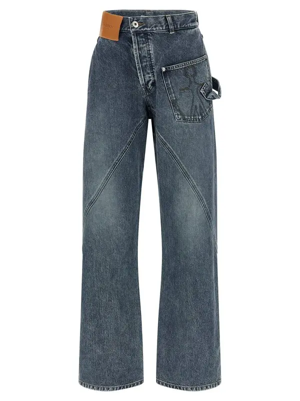 JW Anderson Twisted Workwear Jeans - Blue