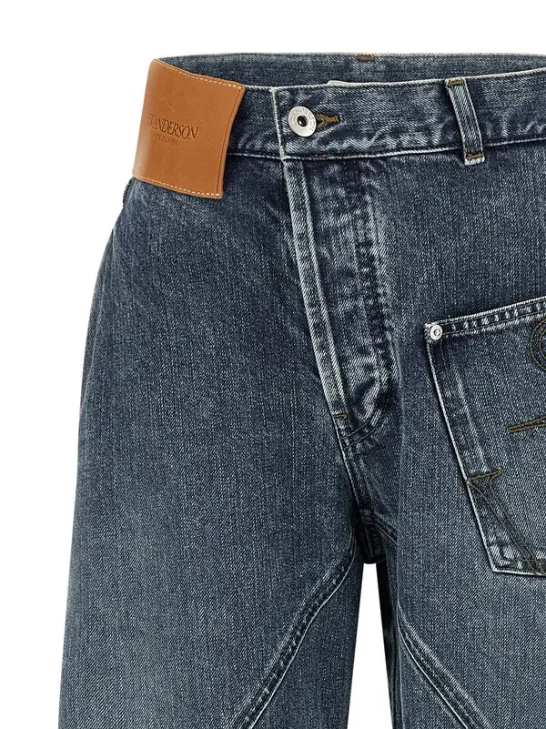 JW Anderson Twisted Workwear Jeans - Blue
