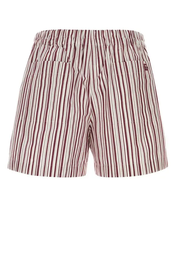 Gucci Embroidered Cotton Bermuda Shorts