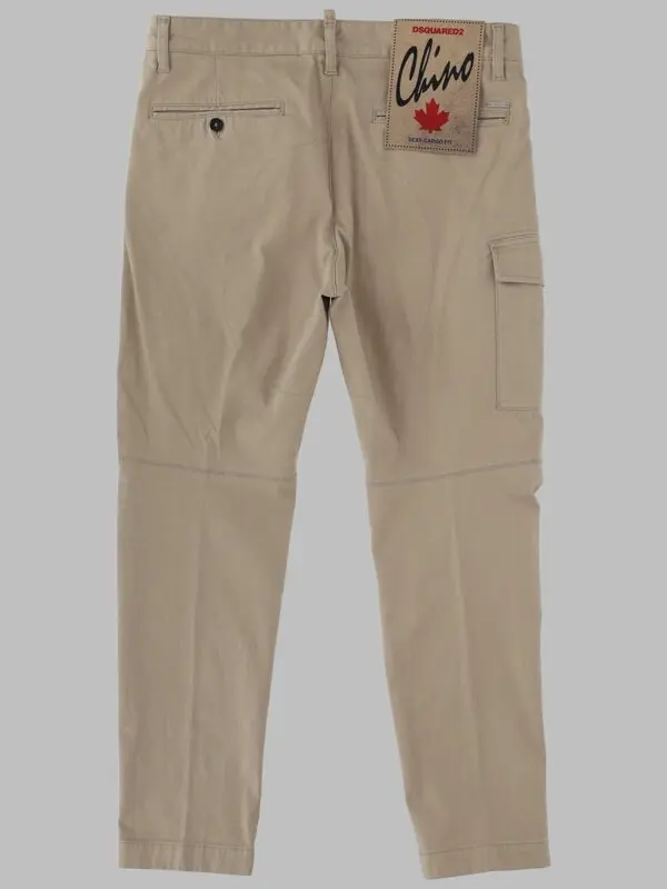 Dsquared2 Pantalone Sexy Cargo - Cream