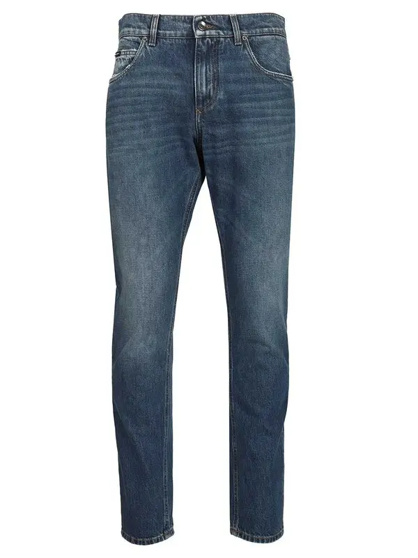 Dolce & Gabbana Regular Fit Denim Trousers