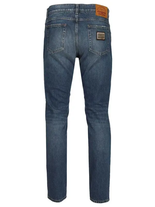 Dolce & Gabbana Regular Fit Denim Trousers