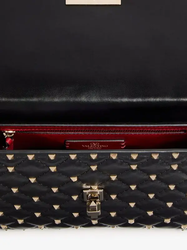 Valentino Garavani Rockstud Spike Leather Crossbody Bag - Multicolor