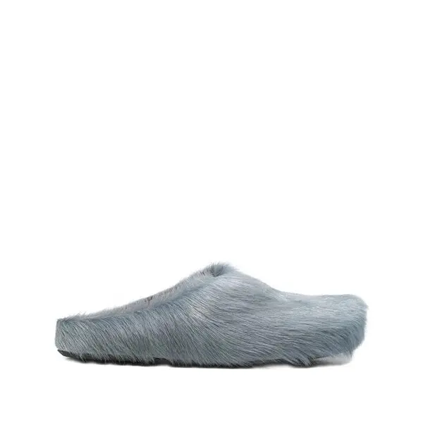 Marni Calf Hair Slip-on Trainers - Blue