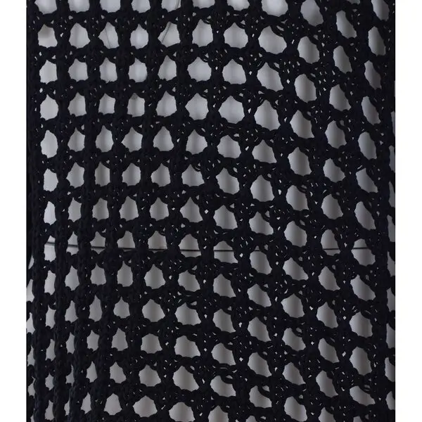 Max Mara Crochet Long Sleeve Top