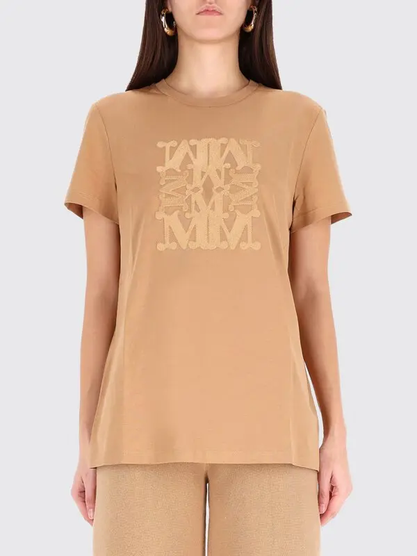 Max Mara Logo T-shirt - Cream