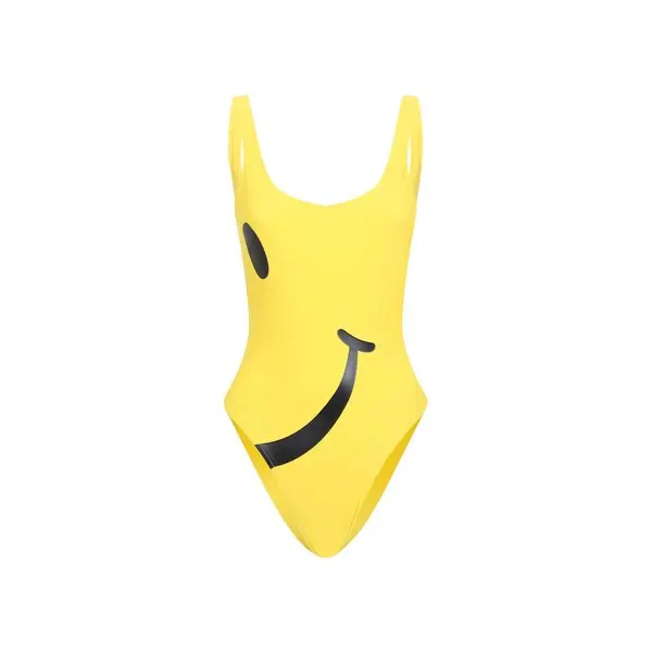 Moschino Smiley Face One Piece Swimsuit - Multicolor