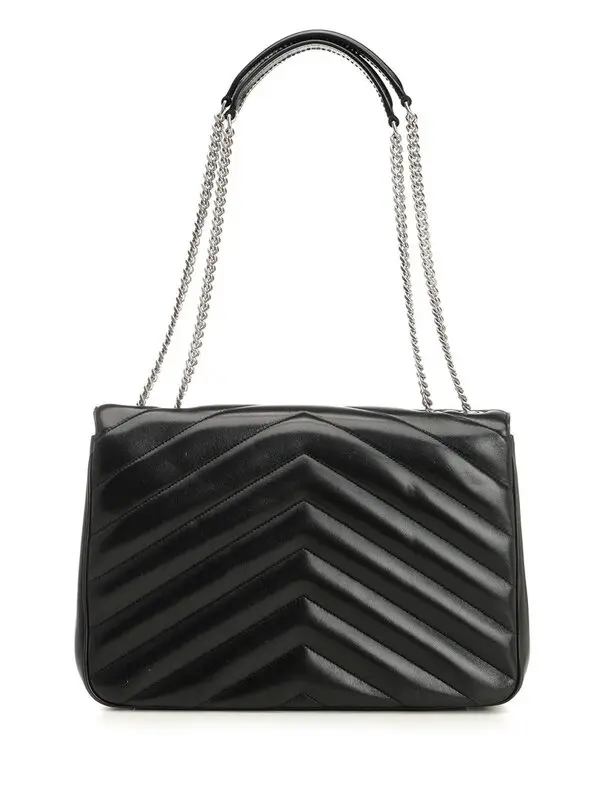 Saint Laurent Large Loulou Shoulder Bag - Black