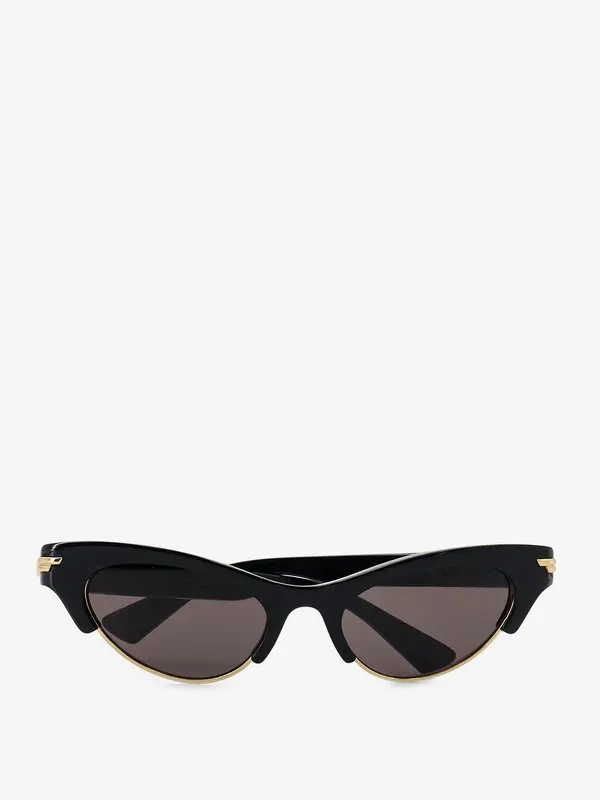 Bottega Veneta Acetate Cat Eye Sunglasses - Black