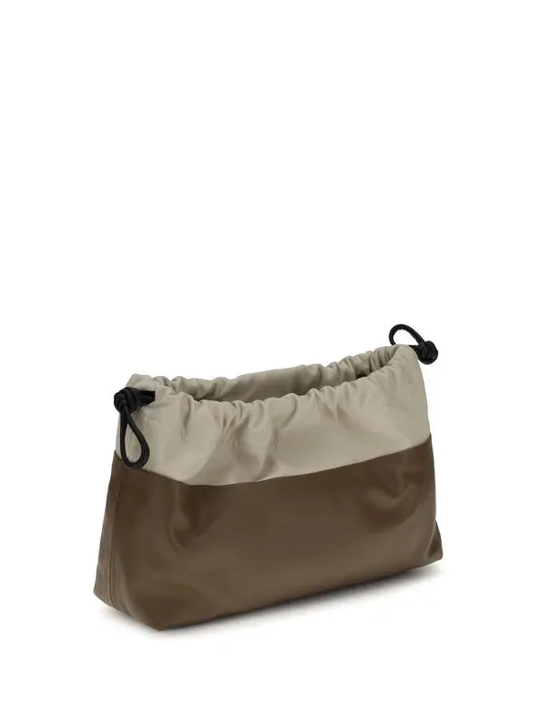 Pierre Hardy Twin Clutch Bag - Brown
