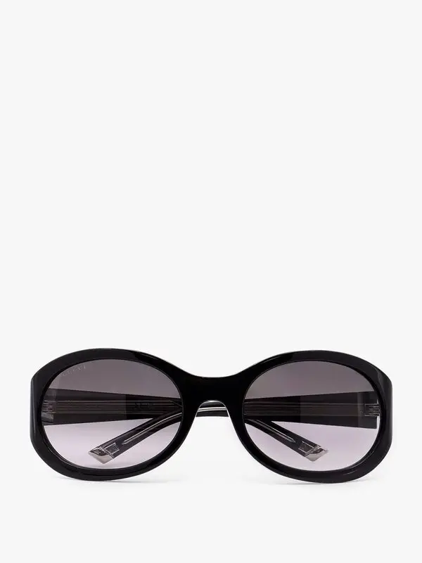 Gucci Acetate Oval Sunglasses - Multicolor