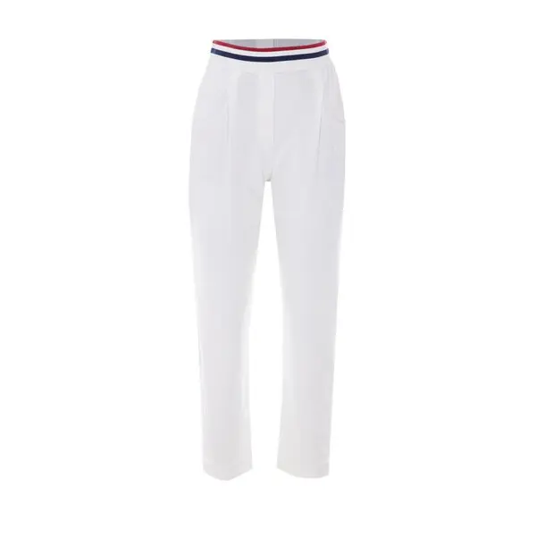 Brunello Cucinelli Striped Cotton Blend Trousers
