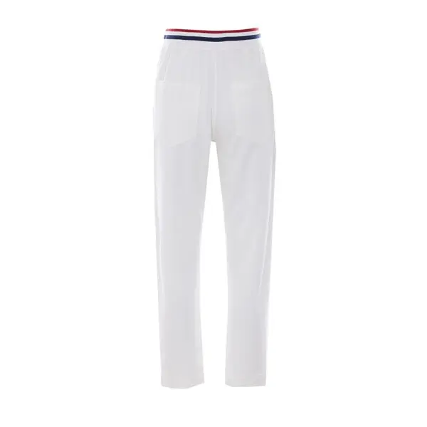 Brunello Cucinelli Striped Cotton Blend Trousers