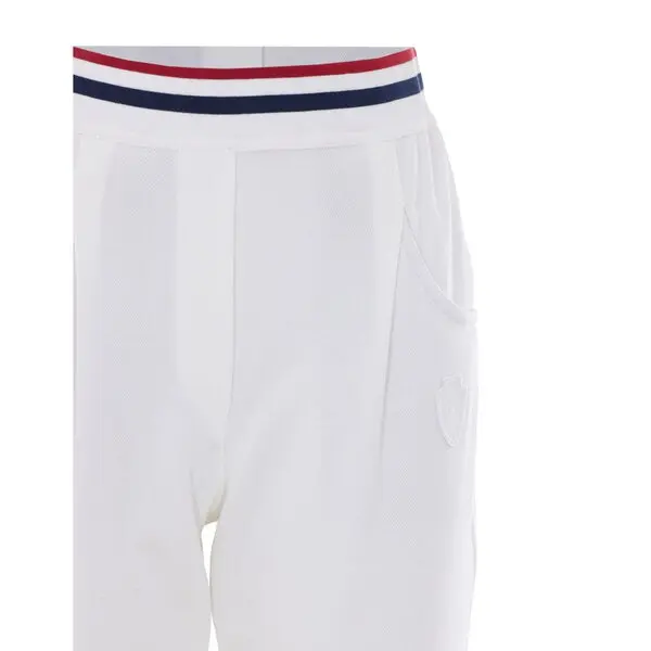 Brunello Cucinelli Striped Cotton Blend Trousers