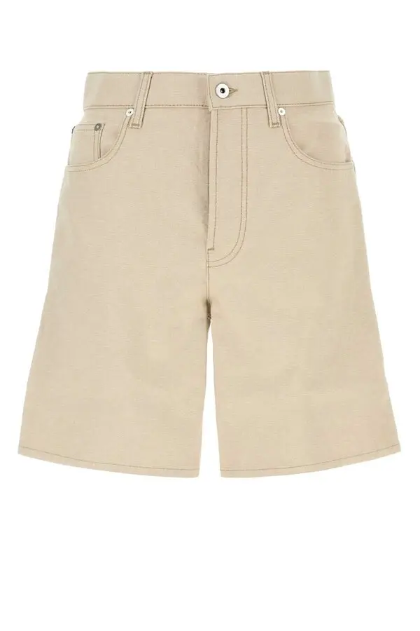 Burberry Sand Cotton Bermuda Shorts