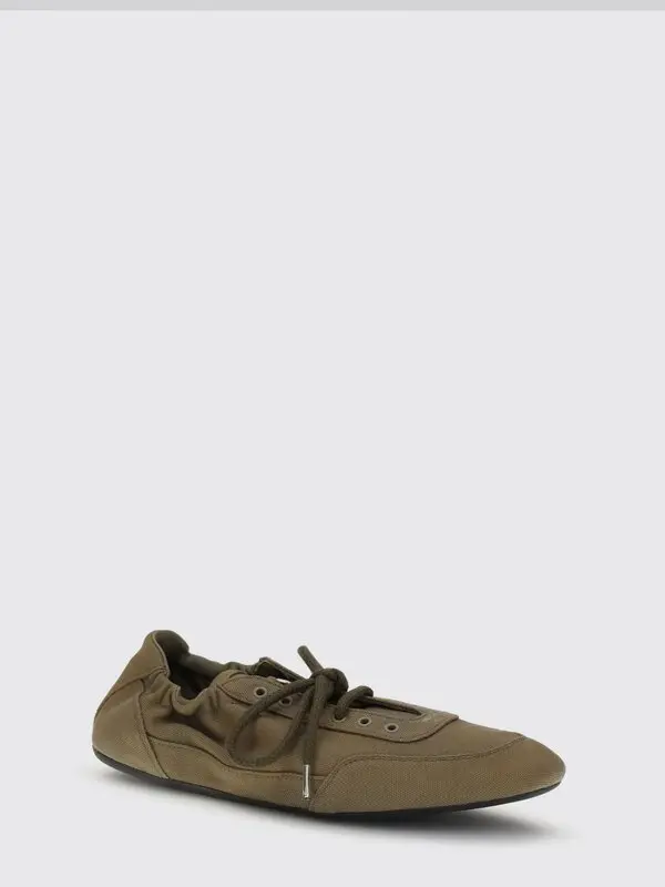 Prada Military Canvas Lace-up Sneakers - Green