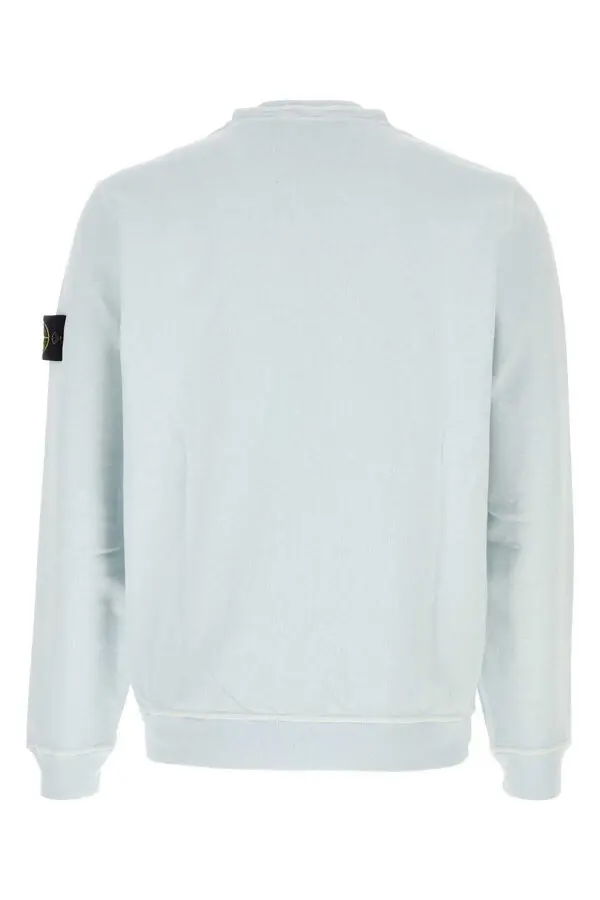 Stone Island Pastel Cotton Crewneck Sweatshirt