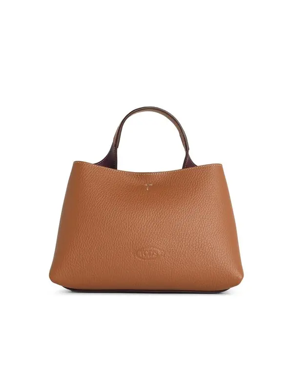 TOD'S Micro Bag In Natural Leather - Brown