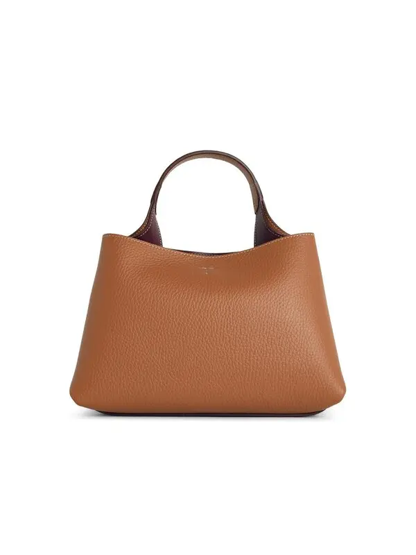 TOD'S Micro Bag In Natural Leather - Brown