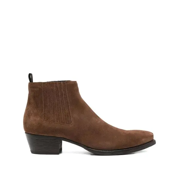 Prada Suede Chelsea Boots - Brown