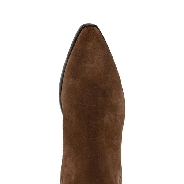 Prada Suede Chelsea Boots - Brown