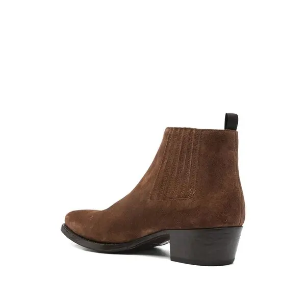 Prada Suede Chelsea Boots - Brown