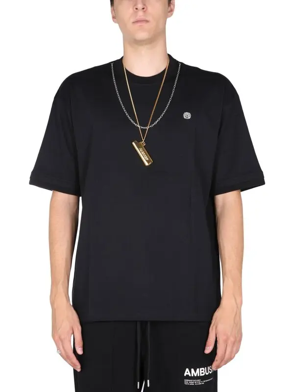 AMBUSH T-shirt With Iconic Chain - Black
