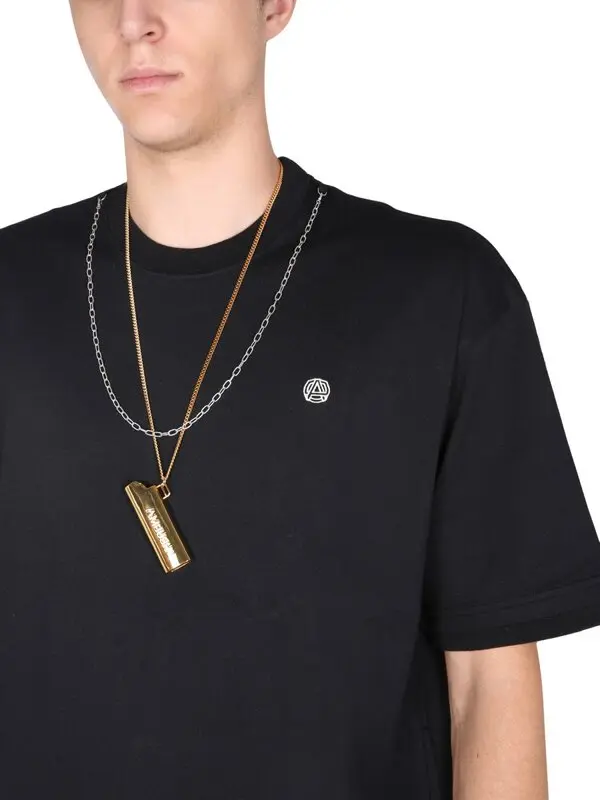 AMBUSH T-shirt With Iconic Chain - Black