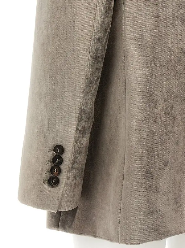 Brunello Cucinelli Single-breasted Chenille Blazer