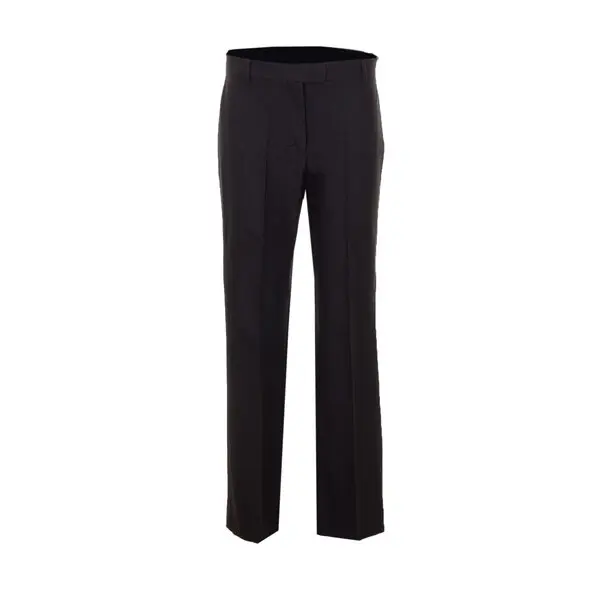 Max Mara Stretch Cotton Viscose Trousers - Black