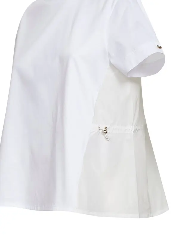 Herno Cotton Jersey And Techno Taffeta T-shirt - Multicolor