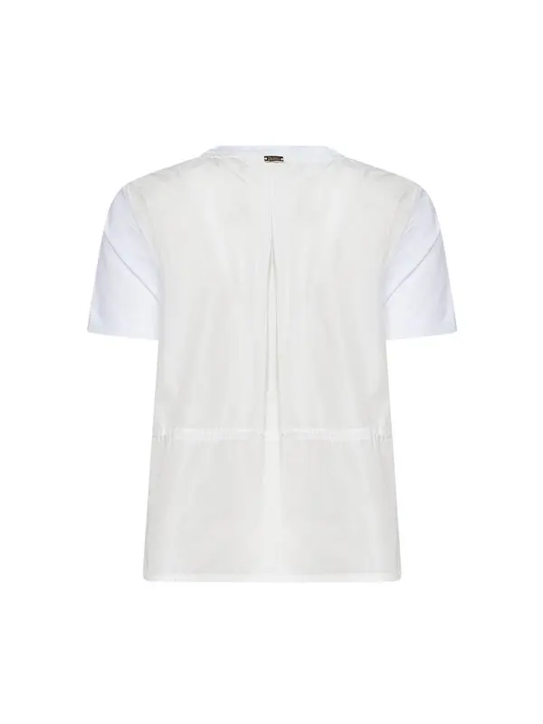 Herno Cotton Jersey And Techno Taffeta T-shirt - Multicolor