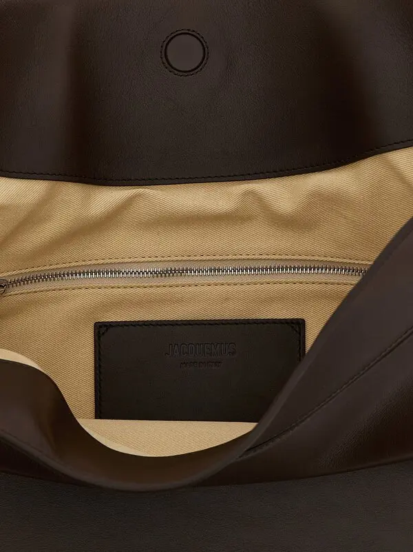 Jacquemus Le Sac Ovalo Shoulder Bag - Brown