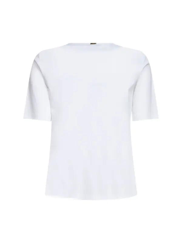 Herno Cotton Jersey T-shirt With Side Slits - Multicolor